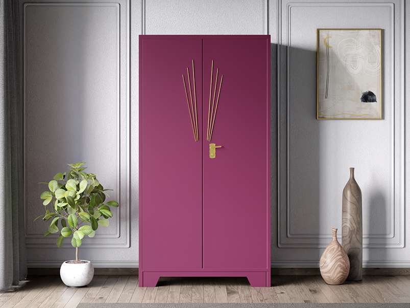Buy Centurion 2 Door Steel Almirah Midnight Blue Godrej Interio
