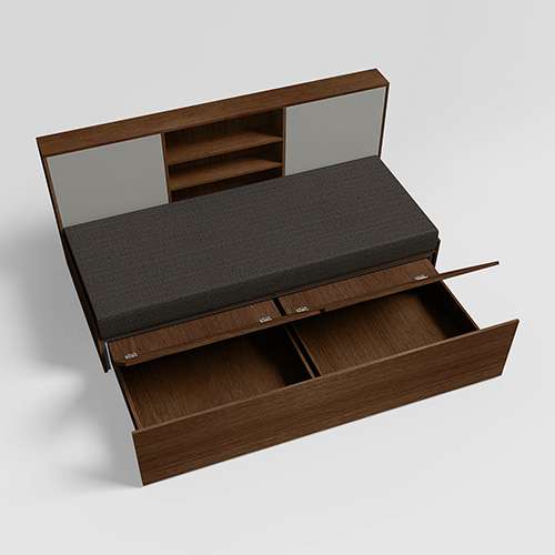 Buy Twogether Diwan Bed With Mattress Godrej Interio