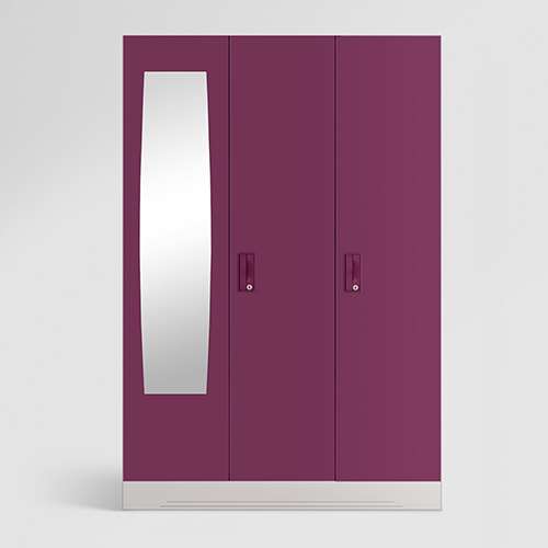 Buy Slimline 3 Door M1 Steel Almirah Godrej Interio