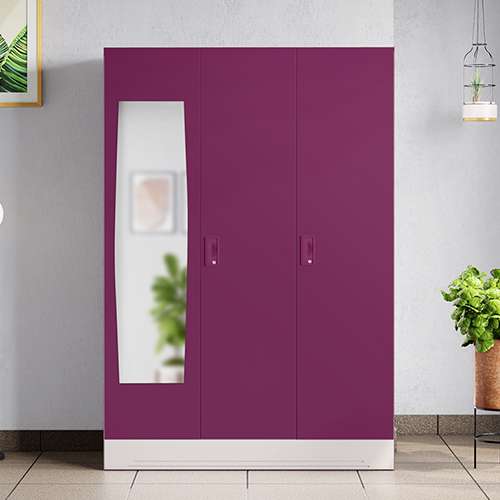 Buy Slimline 3 Door M1 Steel Almirah Godrej Interio