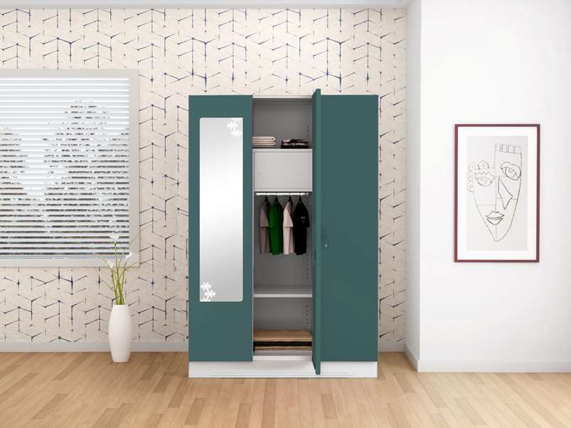 Buy Slimline 3 Door M2 Steel Almirah Godrej Interio