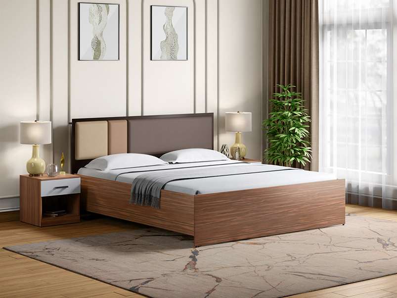 Godrej queen size bed with storage store